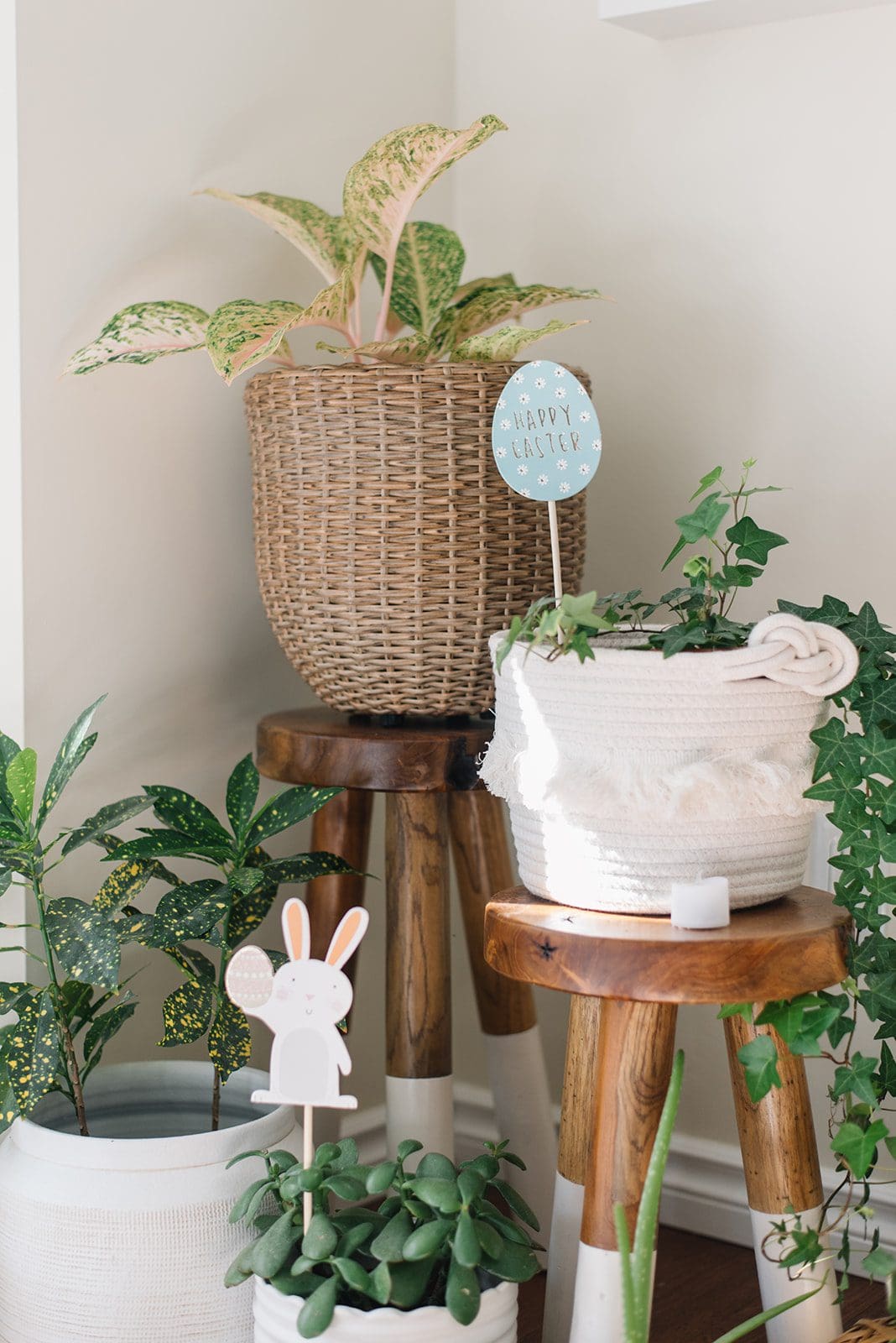 5 Simple & Fun Easter Decor Ideas - The Ginger Home