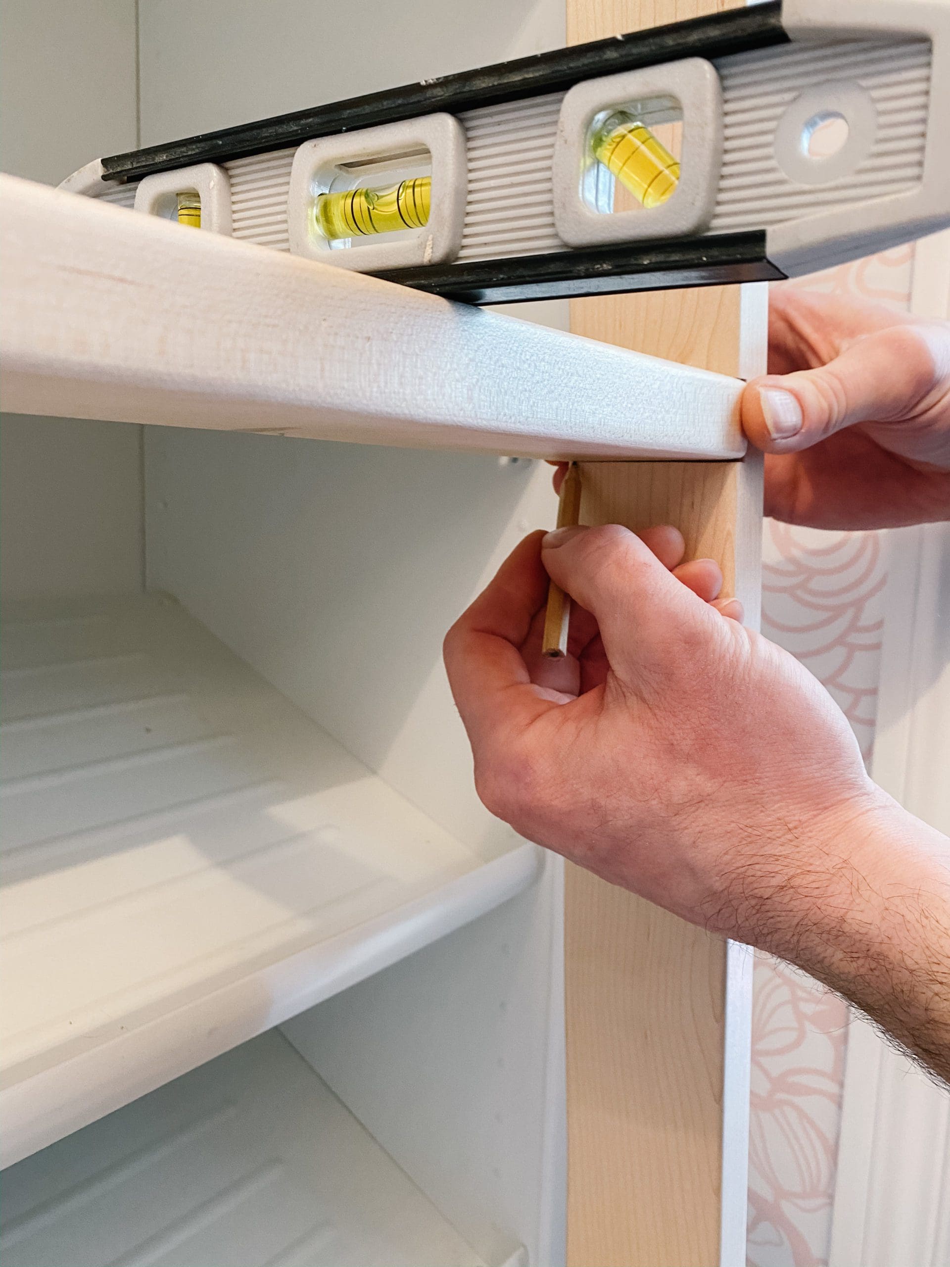DIY Rolling Library Ladder Tutorial - The Ginger Home