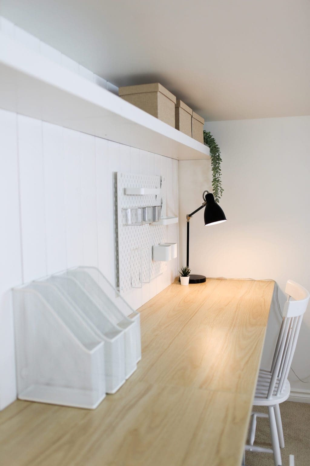 How to Build a DIY Homework Station - The Ginger Home