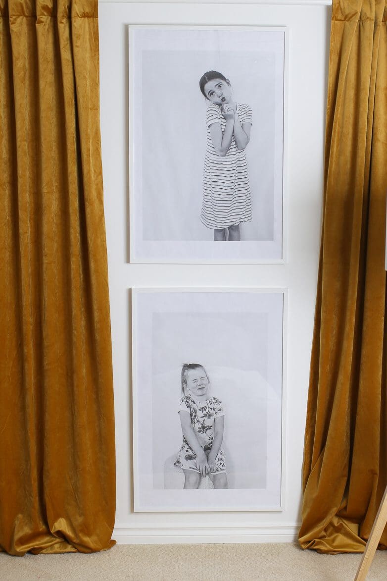 How to Print Large Photo Portraits for Less - The Ginger Home