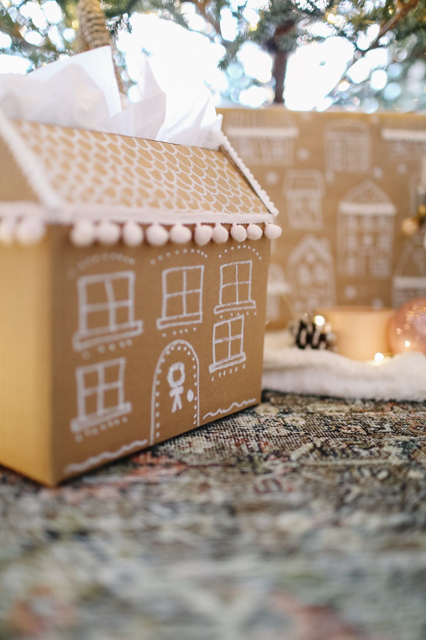 3 Gingerbread Holiday Gift Wrap Ideas - The Ginger Home